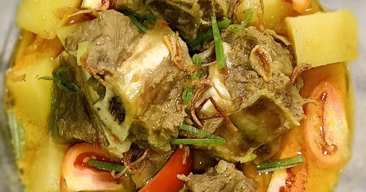 Resep Soto tangkar iga Betawi oleh Anugerah Patricia Putry - Cookpad