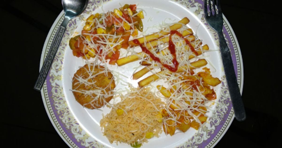 Veg Italian Sizzler Recipe by Unnati Dave Gorwadia - Cookpad