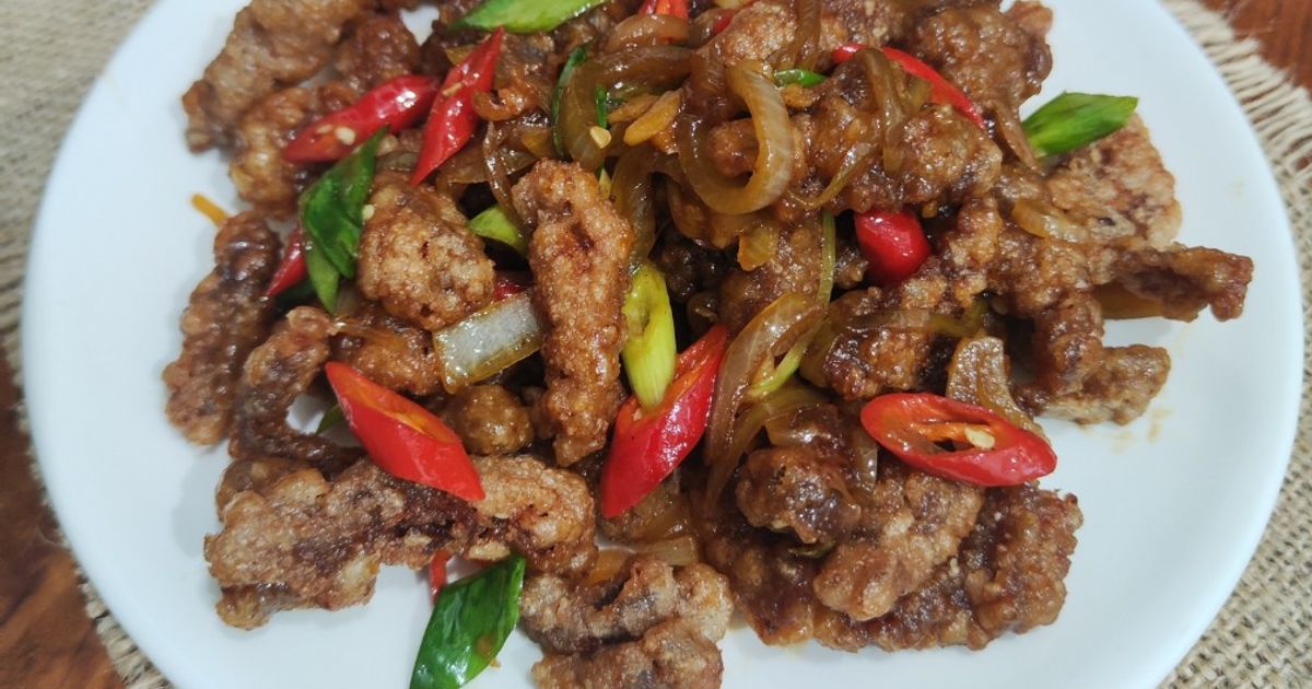 Resep Mongolian Crispy Beef oleh Henie Wied - Cookpad