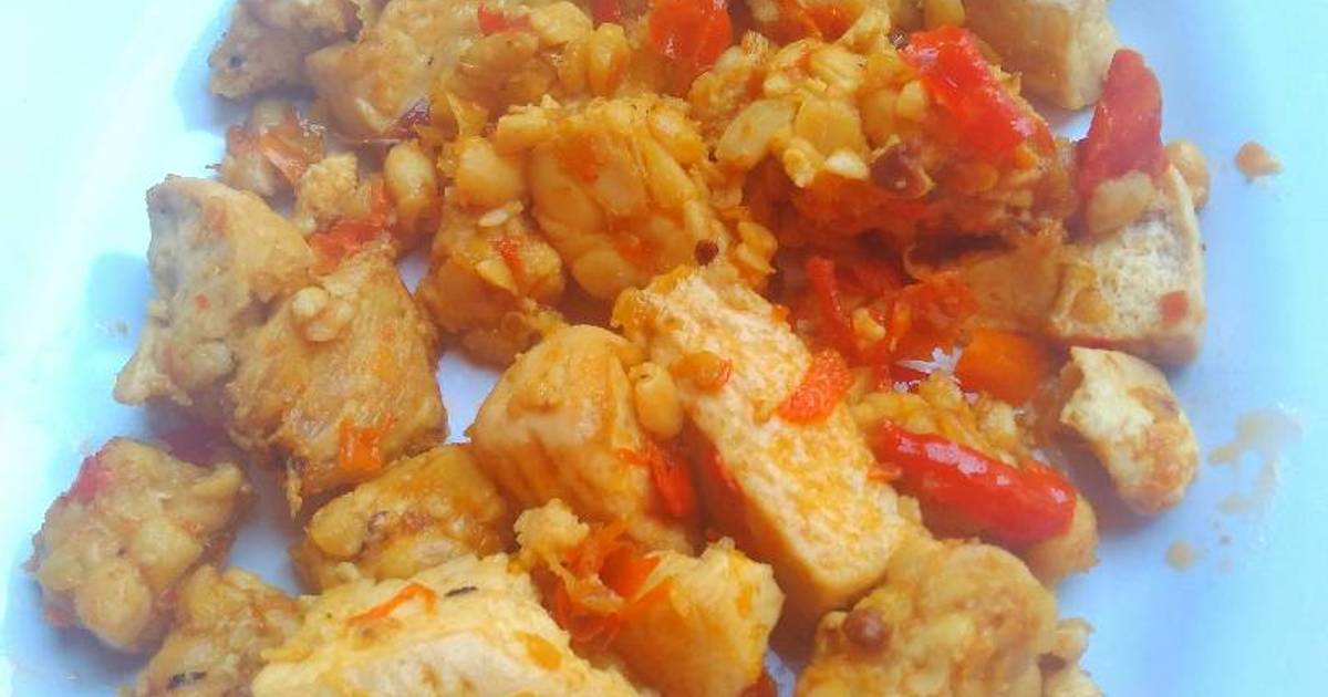 Resep Balado tahu tempe oleh Saluna Mahira - Cookpad