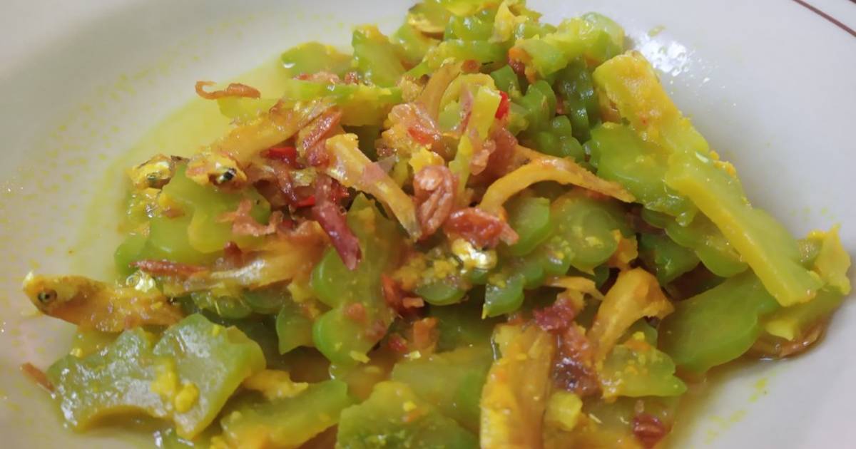 Resep Tumis Pare campur teri bumbu kuning oleh Umma Umar - Cookpad