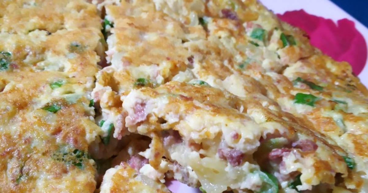Resep Omelette Maccaroni oleh eka novianty - Cookpad