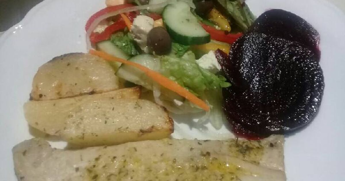 Baked Hake Fillet Recipe by fezi - Cookpad