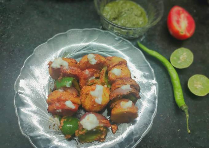 Tandoori - Aloo - Tikka 😍 Recipe by Anoli Vinchhi - Cookpad