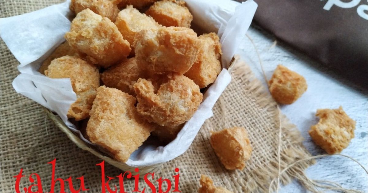 Resep tahu crispy gurih renyah dan mudah dibuat