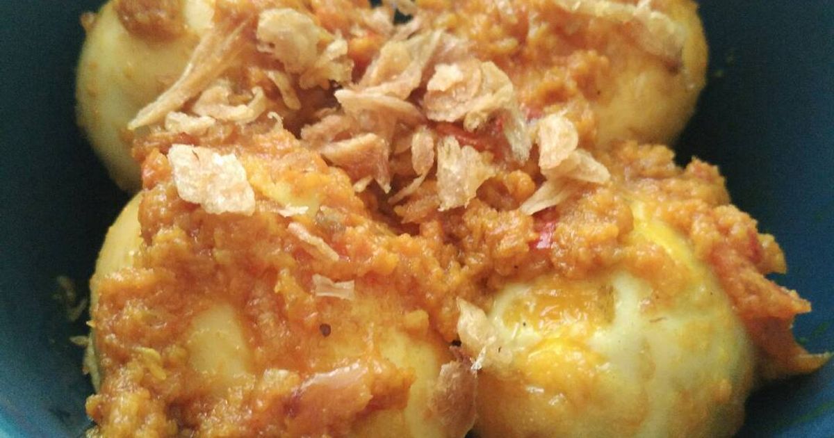 Resep Telor Balado Kuning oleh Nunnaaaaaa - Cookpad