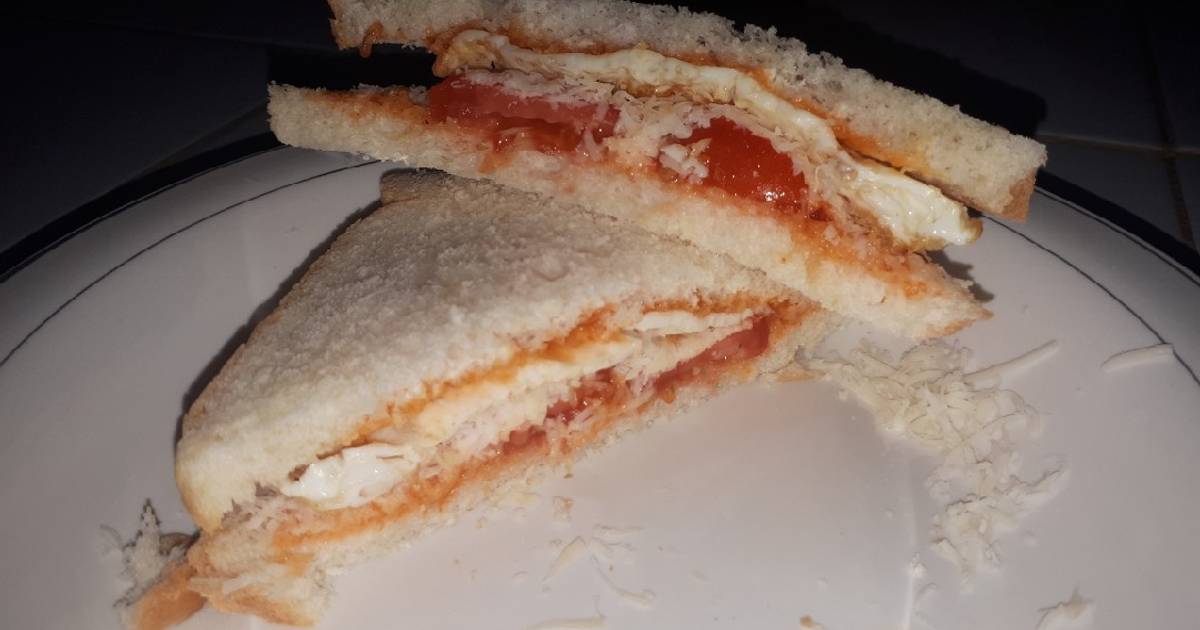 Resep Burger/Sandwich Telor oleh puputfitri - Cookpad