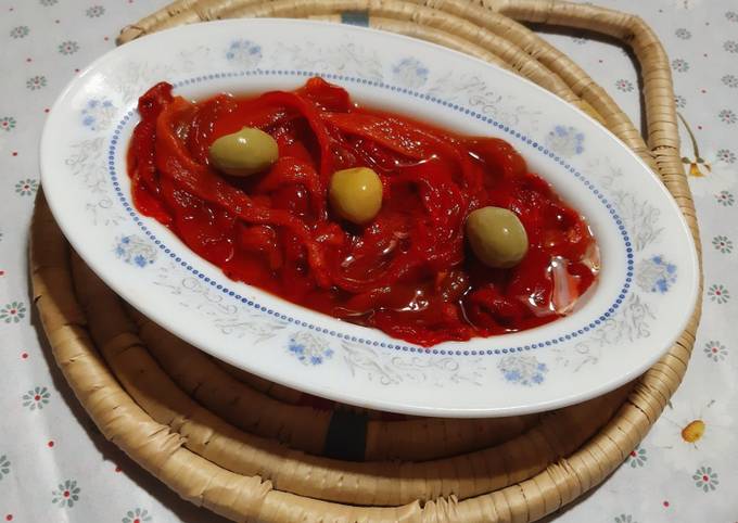 Salade de poivrons rouges grillés de Un amour de cuisine - Cookpad