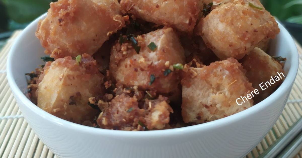 Resep Tahu Crispy Cabe Garam oleh Chere Endah - Cookpad