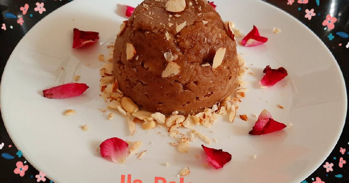 Water Chest Nut Flour Chikoo Halwa Recipe by Ila Palan - Cookpad