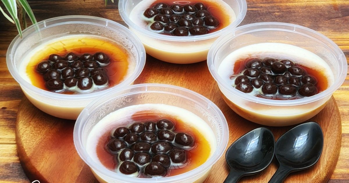 Resep Boba Milk Tea Pudding oleh Giacinta Permana - Cookpad