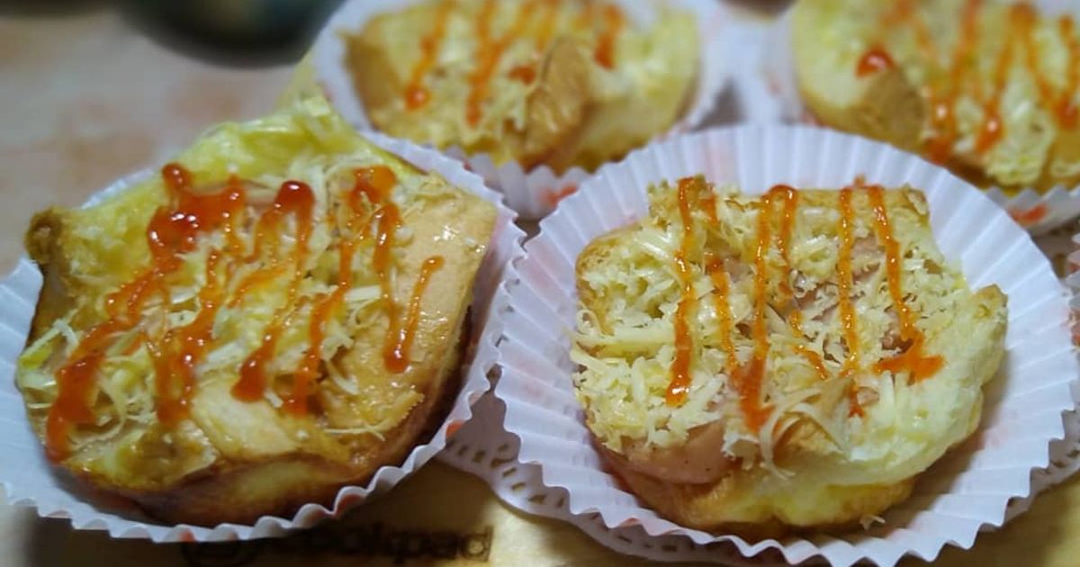 Resep Muffin Roti Tawar Dgn Sosis, Telur Dan Keju (83) oleh Ati Agus ...