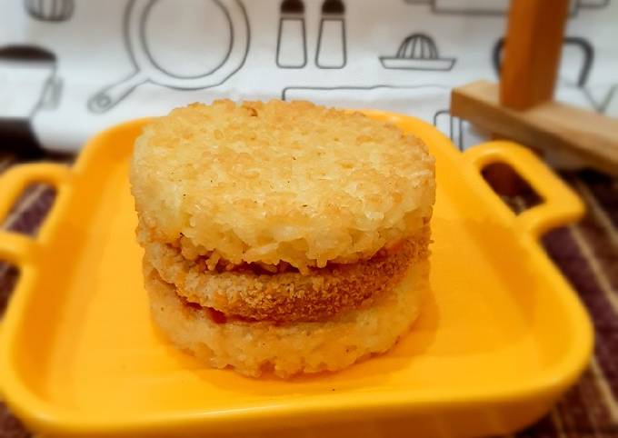 Resep 380. Burger Nasi oleh tehitaa - Cookpad