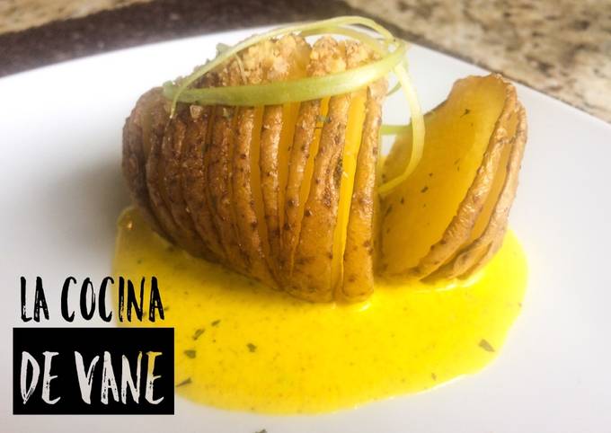 Papas Hasselback Receta de Vanessa Gómez - Cookpad