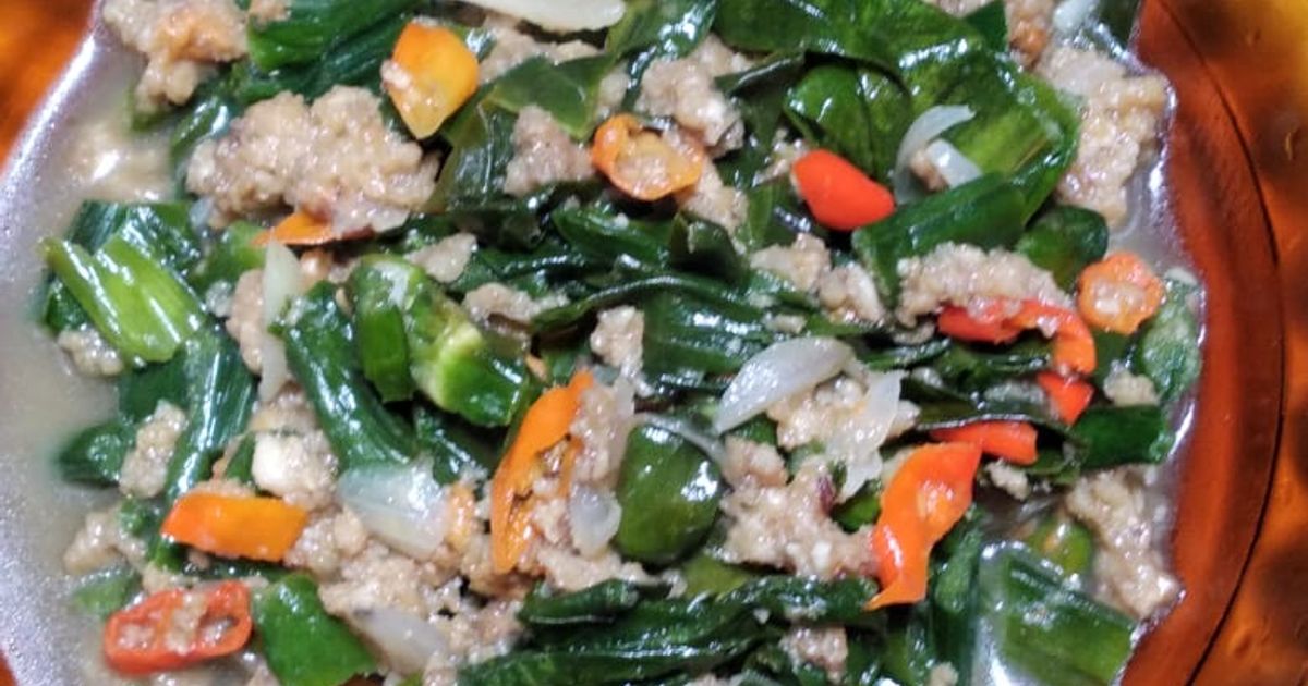 Resep Oseng Genjer Oncom oleh ummi afif's kitchen - Cookpad