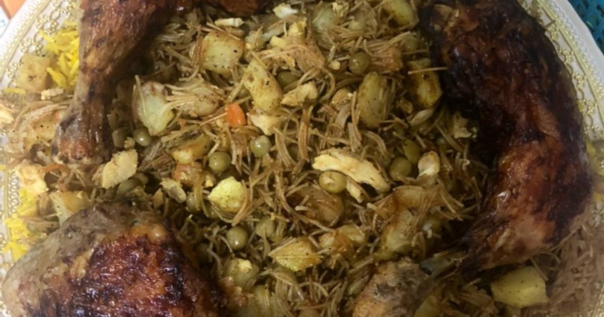 طريقة عمل رز مدخن مع افخاذ الدجاج على اصولها بطريقة سهلة وسريعة من Om ...