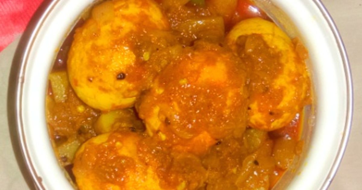 Arpita Biswas দ্বারা স্পাইসি ডিম কষা (Spicy Dim Kosha Recipe In Bengali ...