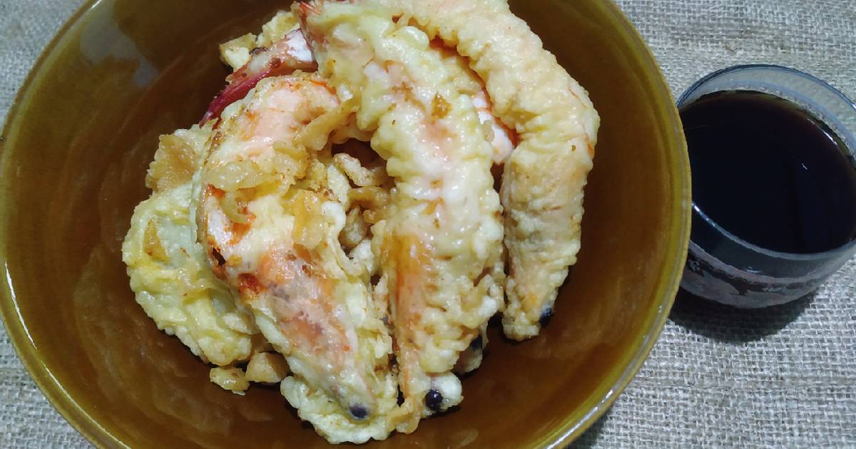 Resep Ebi Tendon (Tempura Donburi) oleh Mogure - Cookpad