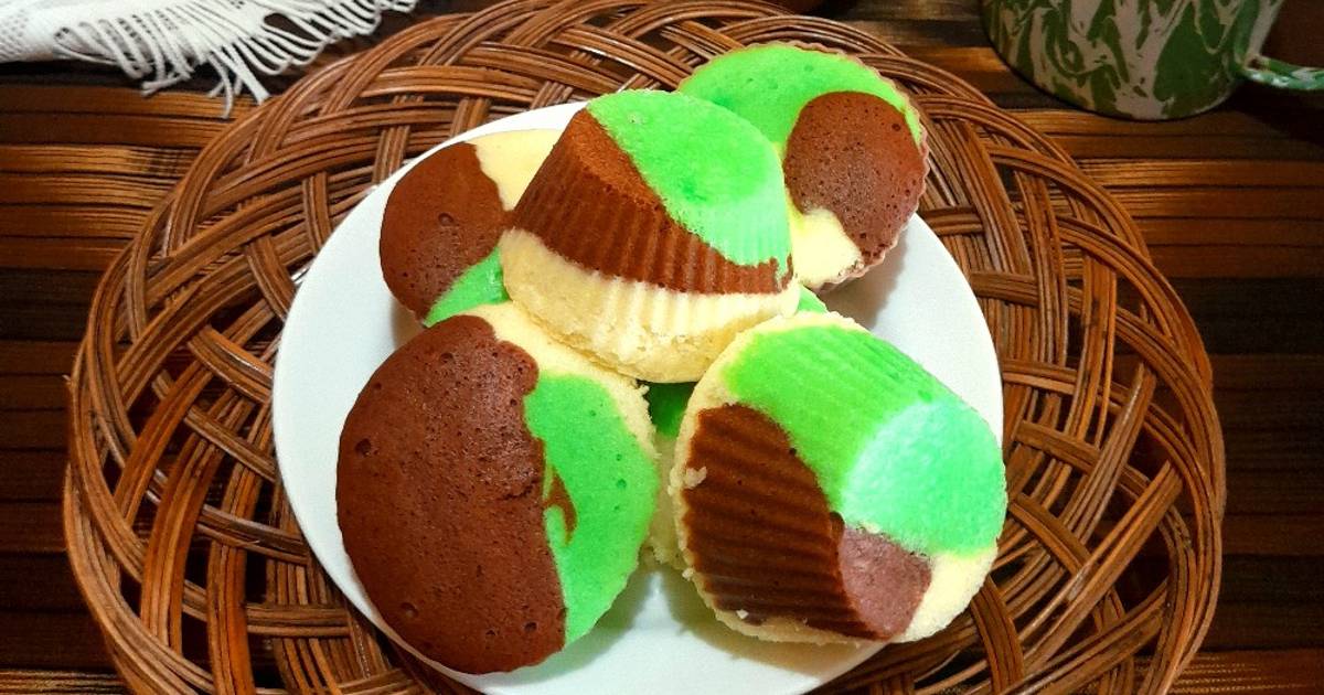Resep Bolu santan mocca pandan🍂 oleh Tata My Beloved - Cookpad