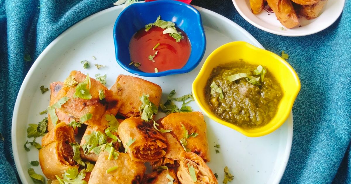 Leftover Roti Bhakarwadi (Crunchy Fried Roti Bites) Recipe by Jyoti ...