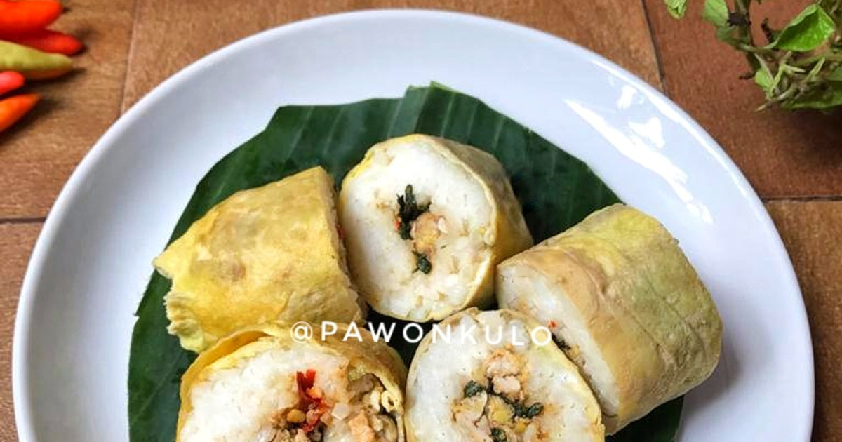 118 resep arem arem bungkus telur enak dan mudah - Cookpad