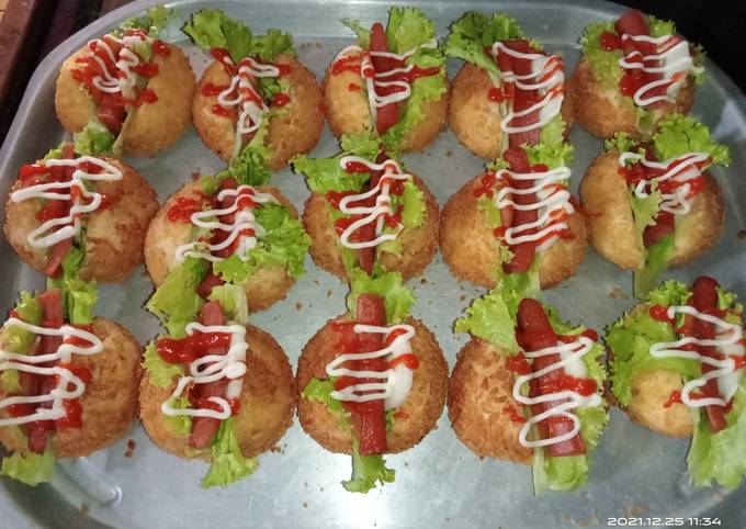 Resep DonSis (Donat Sosis) oleh Zeni Amelia Santi - Cookpad