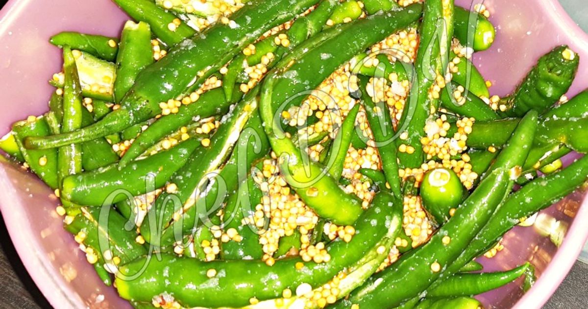 Instant Mirch Ka Achaar Recipe by Deepika Pushkar Sinha _______#DDV😘 ...