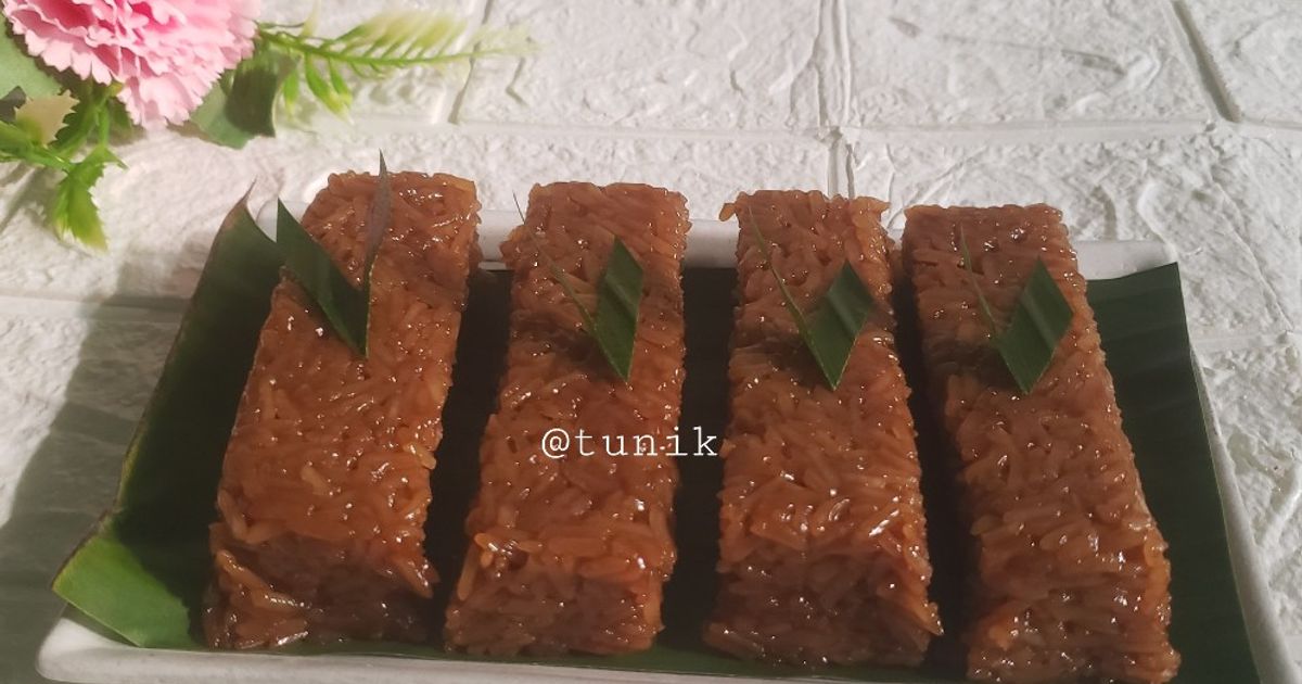 Resep Wajik Klethik Gula Merah oleh tunik 🍀 - Cookpad