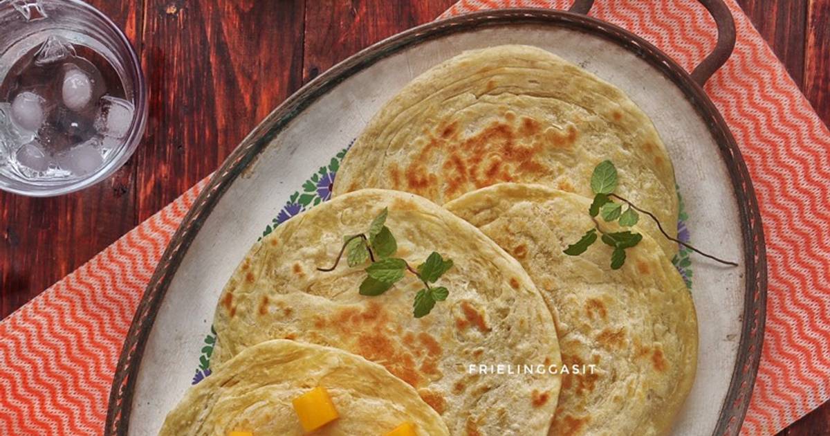 Resep Roti Canai/Roti Maryam dg Topping Yogurt Mangga, seger. oleh ...
