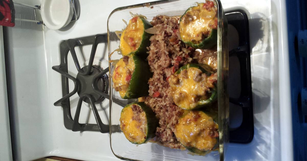 spicy southern stuffed bell peppers Recipe by ben.goodman.182 - Cookpad