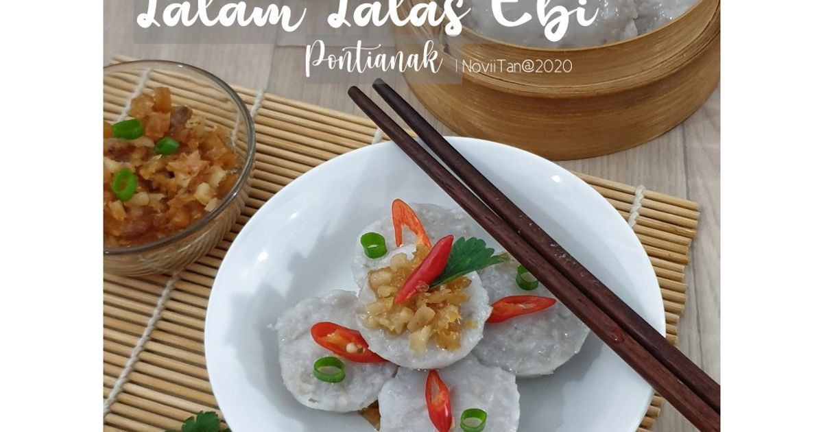 Resep 166. Talam Talas Ebi Pontianak / Ou Kue oleh Novi Tan - Cookpad