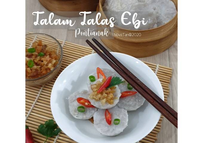 Resep 166. Talam Talas Ebi Pontianak / Ou Kue oleh Sakurai Kitchen ...
