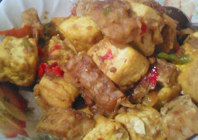 Resep Tahu tempe tauco ekonomis :) oleh Dirga Ezzah Khawla - Cookpad