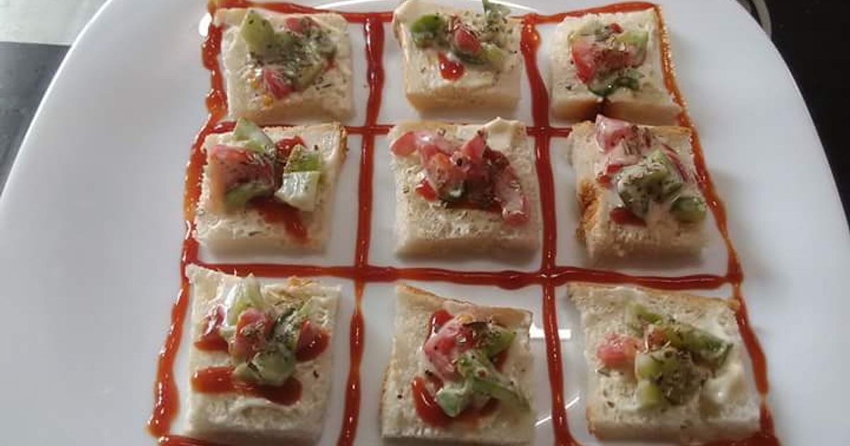 Open Sandwich Recipe by Arshia Ahmad - Cookpad