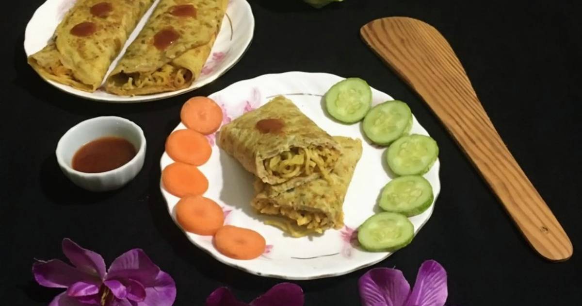 Cabbage Maggi Wraps Recipe by Sudipa Gope - Cookpad