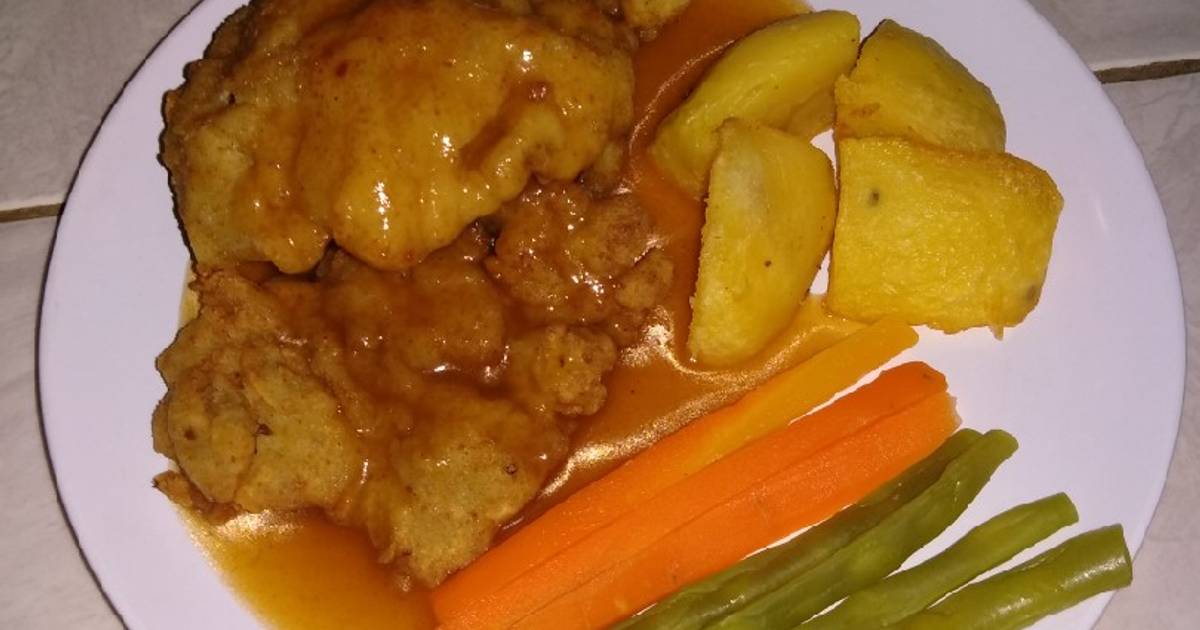 Resep Crispy Beef Steak With Brown Sauce oleh chef hikaru - Cookpad