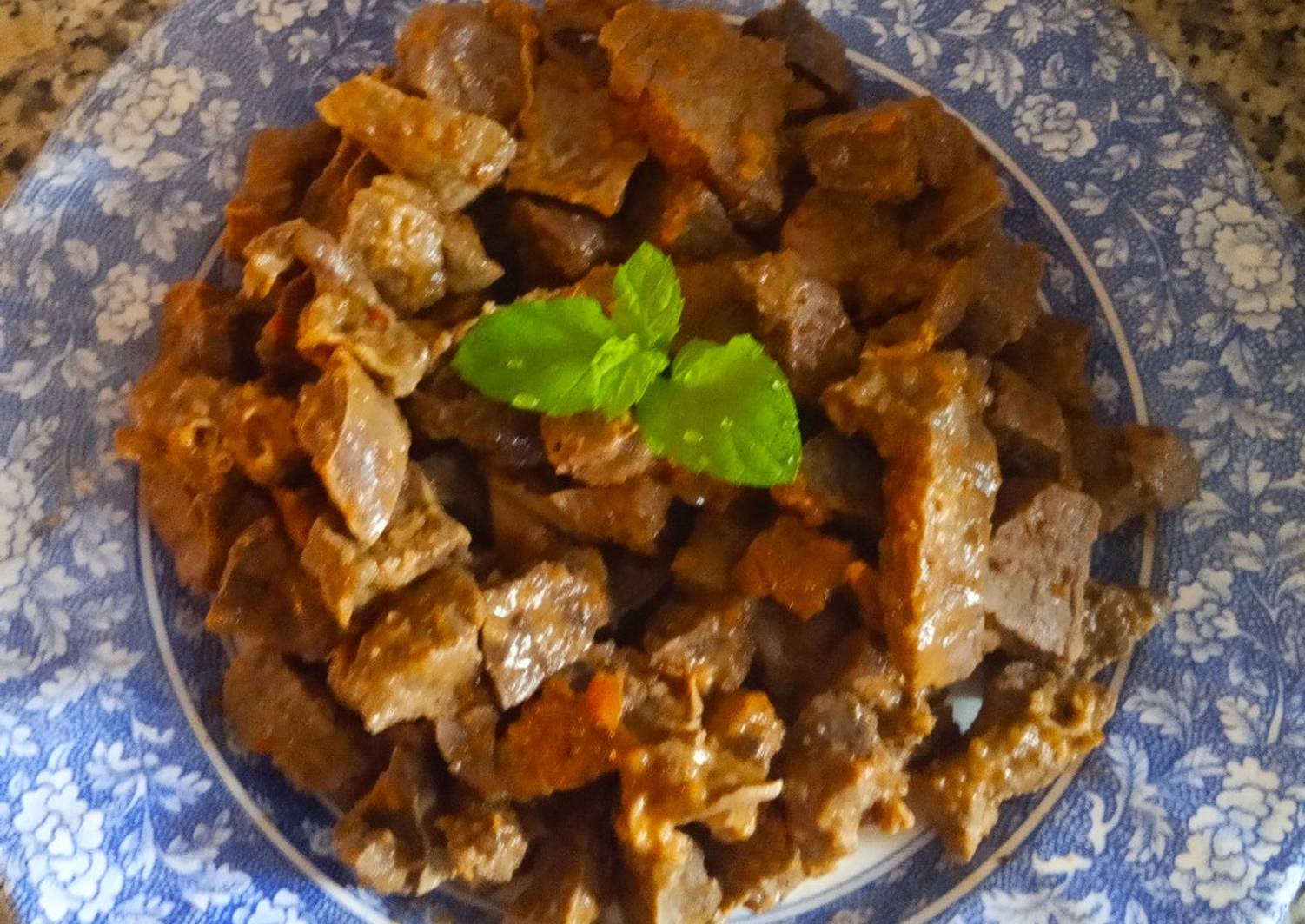 Bofe o pulmón de res guisado Receta de Jessie Medina - Cookpad