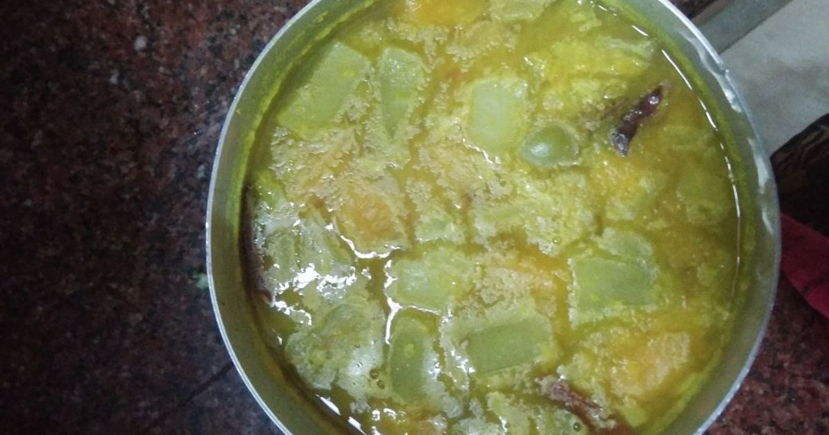 Yellow Daal With Bottle Gourd And Pumpkin Recipe by Sabitri pramanik ...