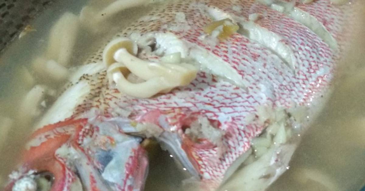 Resep Steam Ikan Kakap Merah oleh Gita Laora - Cookpad