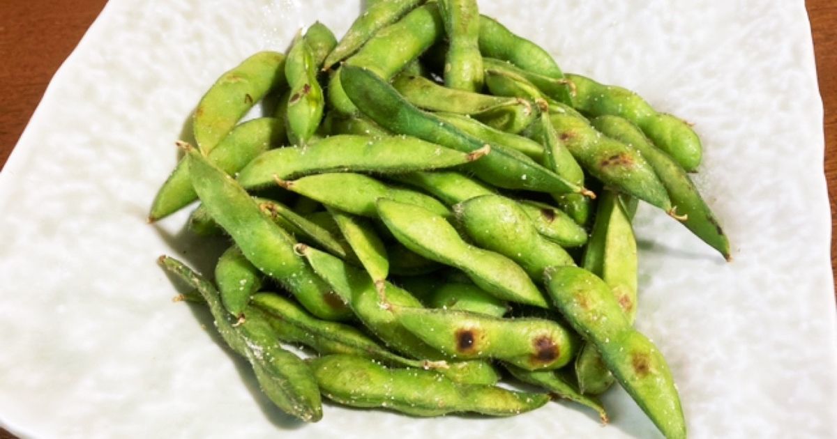 Grilled Edamame—Simply Grilled Edamame Recipe by DAIFUKU6 - Cookpad