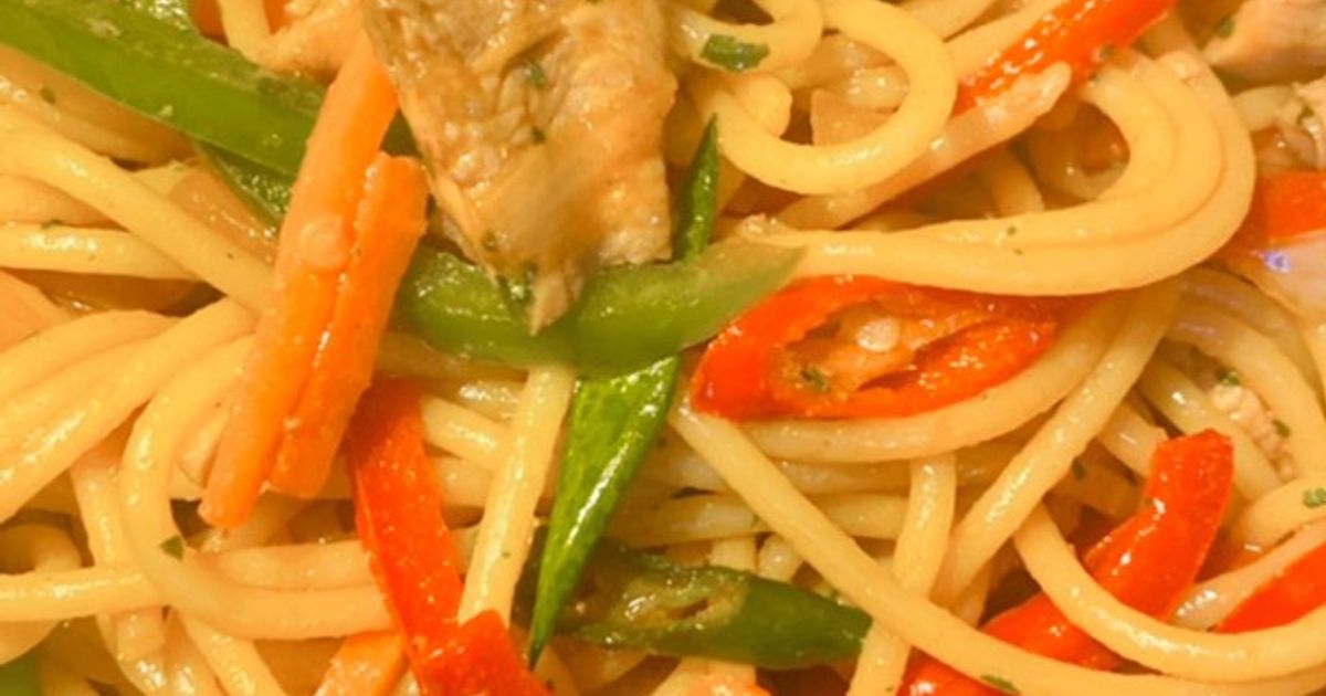 Resep spaghetti saos teriyaki rumahan enak dan mudah - Cookpad
