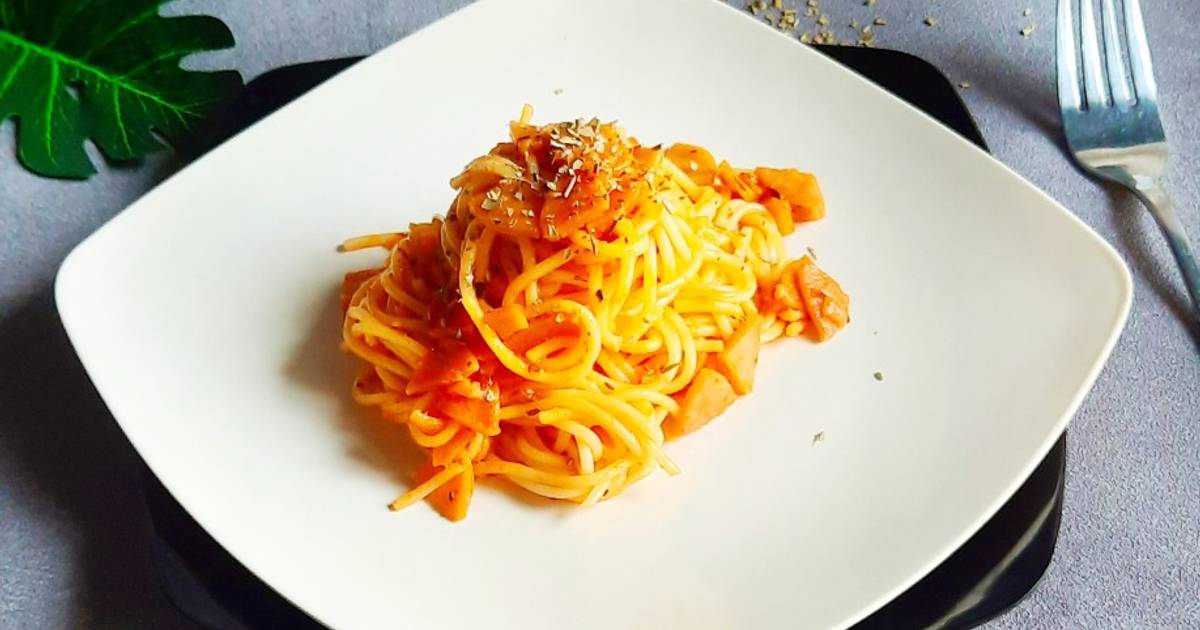 Resep 06. SPAGHETTI SOSIS BOLOGNISE oleh Amalia saras - Cookpad