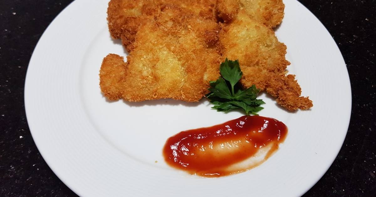 Resep Chicken katsu keju cheddar oleh Nadyah Bahmid - Cookpad