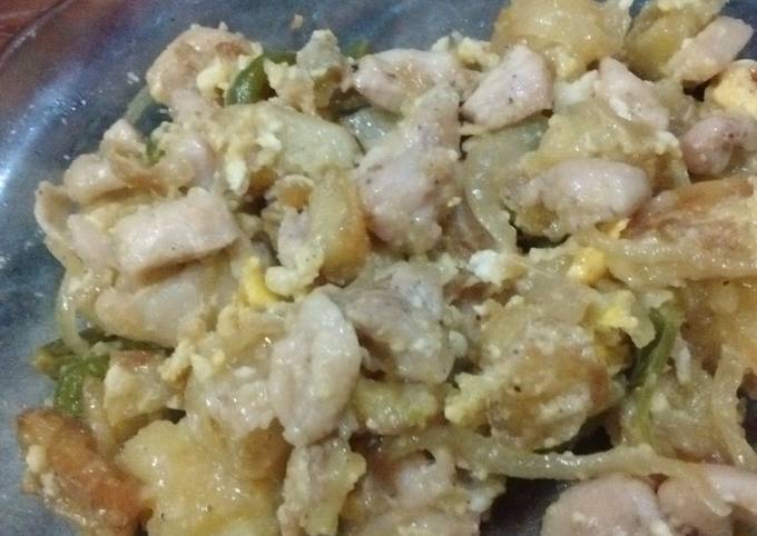 Revuelto de pollo Receta de Mario H. Davi- Cookpad