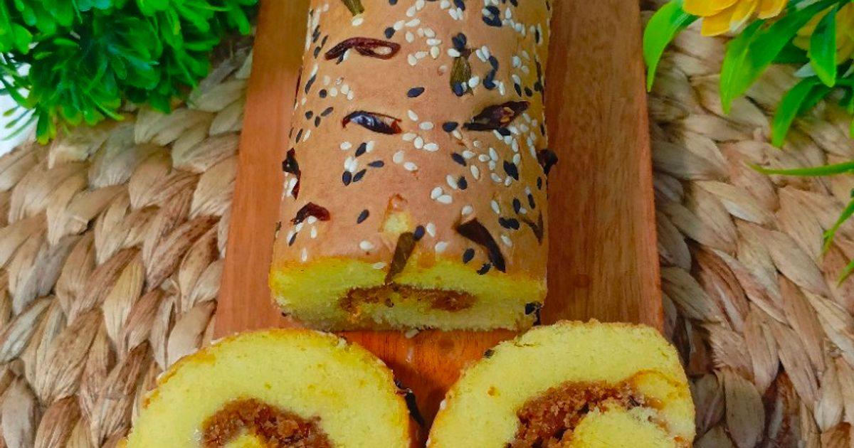 Resep Bolu Gulung Abon 2 Telur oleh Ibnu Kitchen🍵 - Cookpad