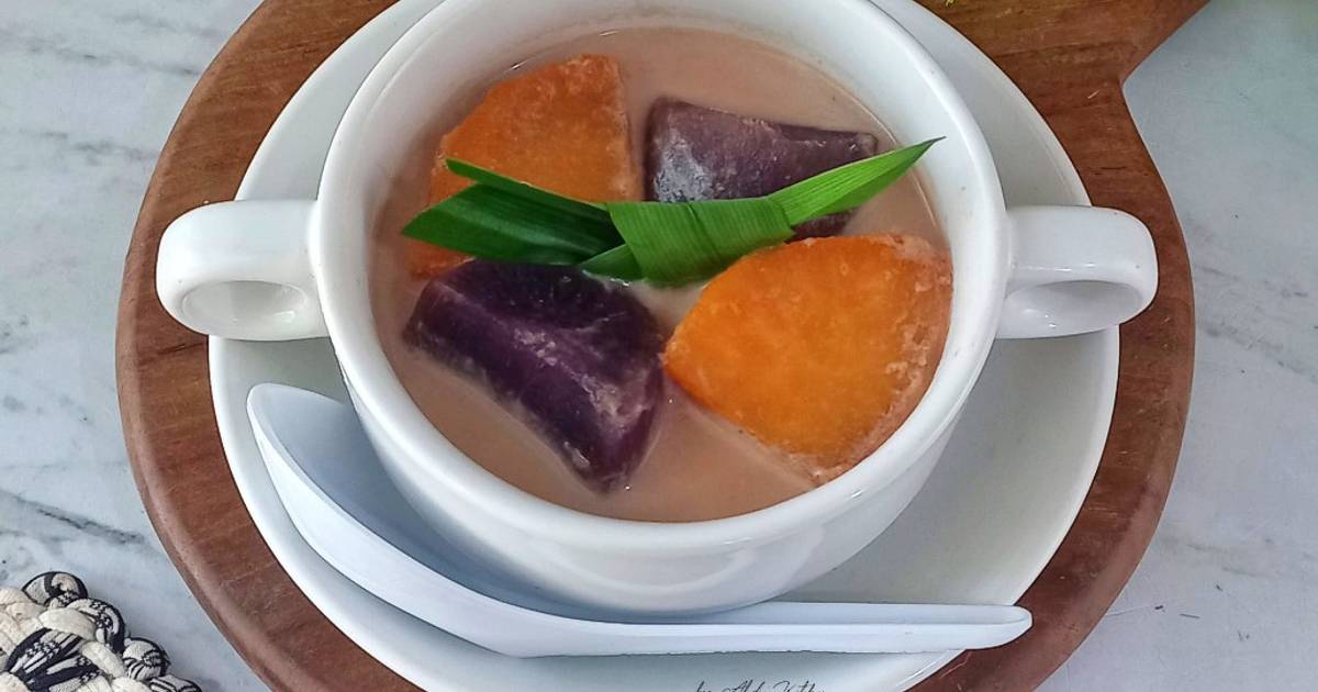 Resep Kolak Ubi Oren & Ungu oleh Vey Alodia's Kitchen - Cookpad