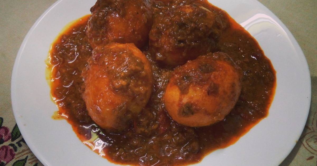 Egg Kalia Recipe by Dhrubajyoti Chakraborty - Cookpad