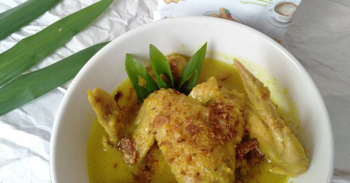 Resep Opor Ayam Fibercreme Ala Bunda Inul Oleh Yuyun Cookpad