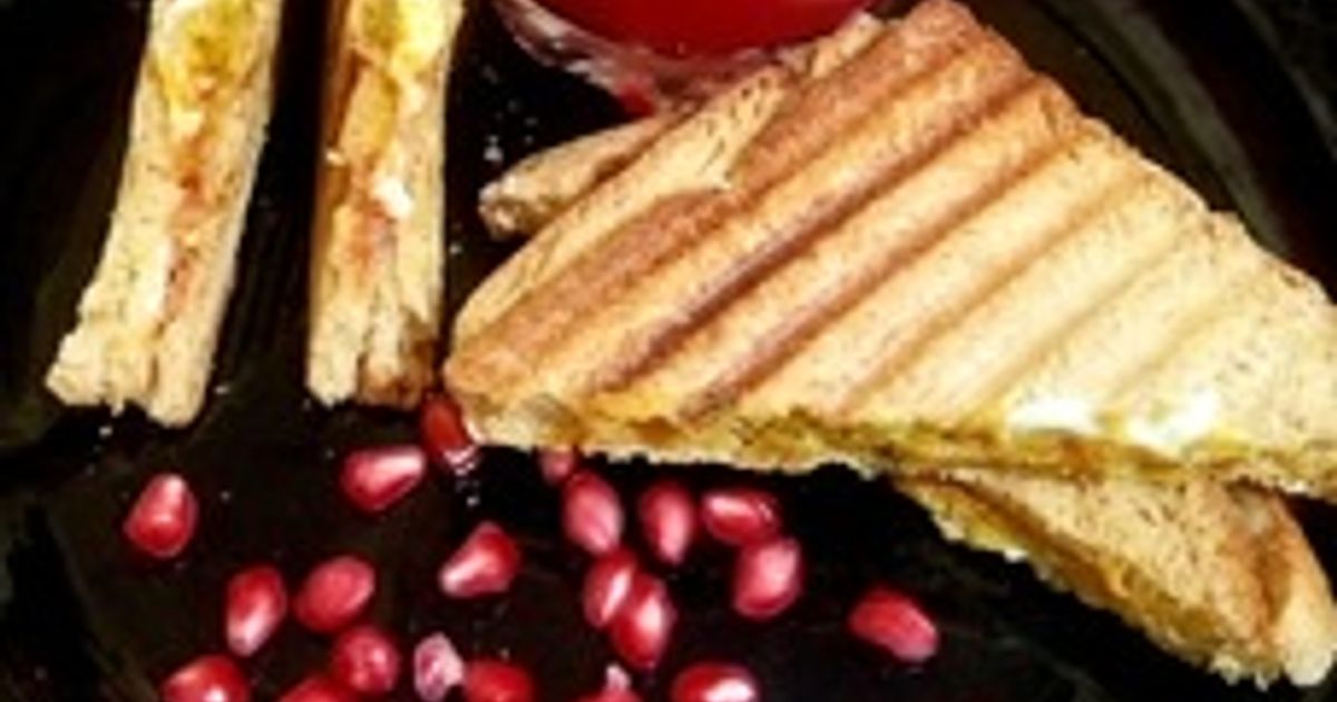 Paneer Grilled Sandwich Recipe by Nandinee Parag Jambhulkar - Cookpad