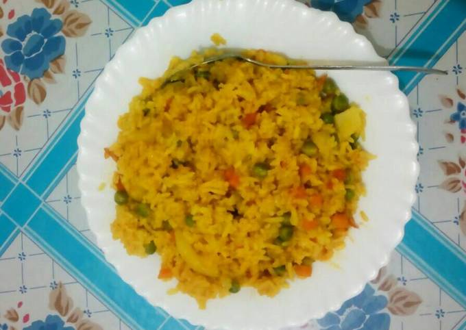 Mixed Vegetable Rice Recipe by Dennis Wahome - Cookpad